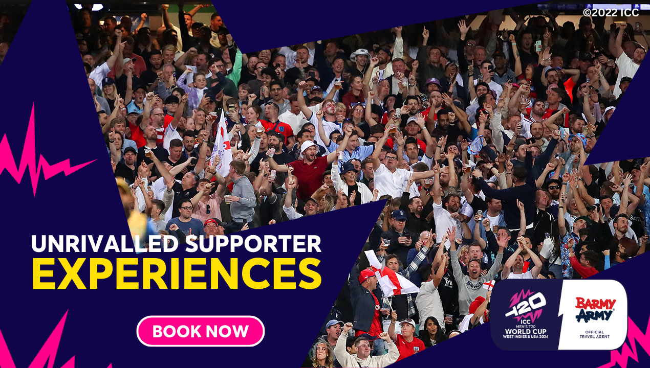 Join the Barmy Army: ICC T20 World Cup 2024 Packages | England Cricket ... Join the Barmy Army: ICC T20 World Cup 2024 Packages | England Cricket ...
